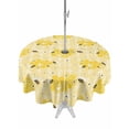Cute Bee Round Outdoor Tablecloth with Umbrella Hole Love Honeycomb ...