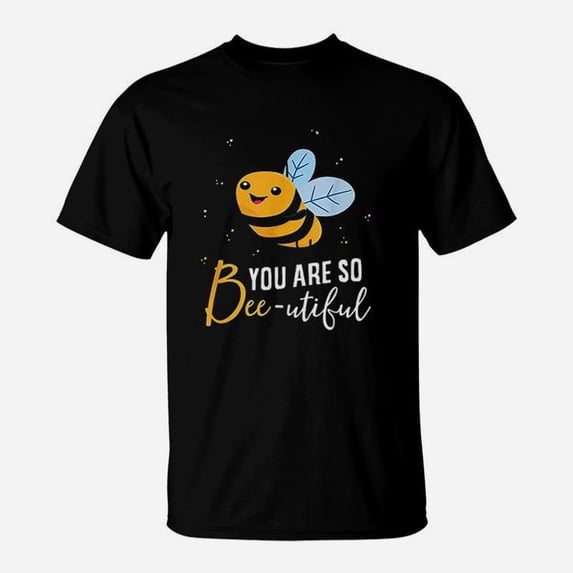 Cute Bee You Are So Beeutiful Beekeeper Bees TShirt - Walmart.com