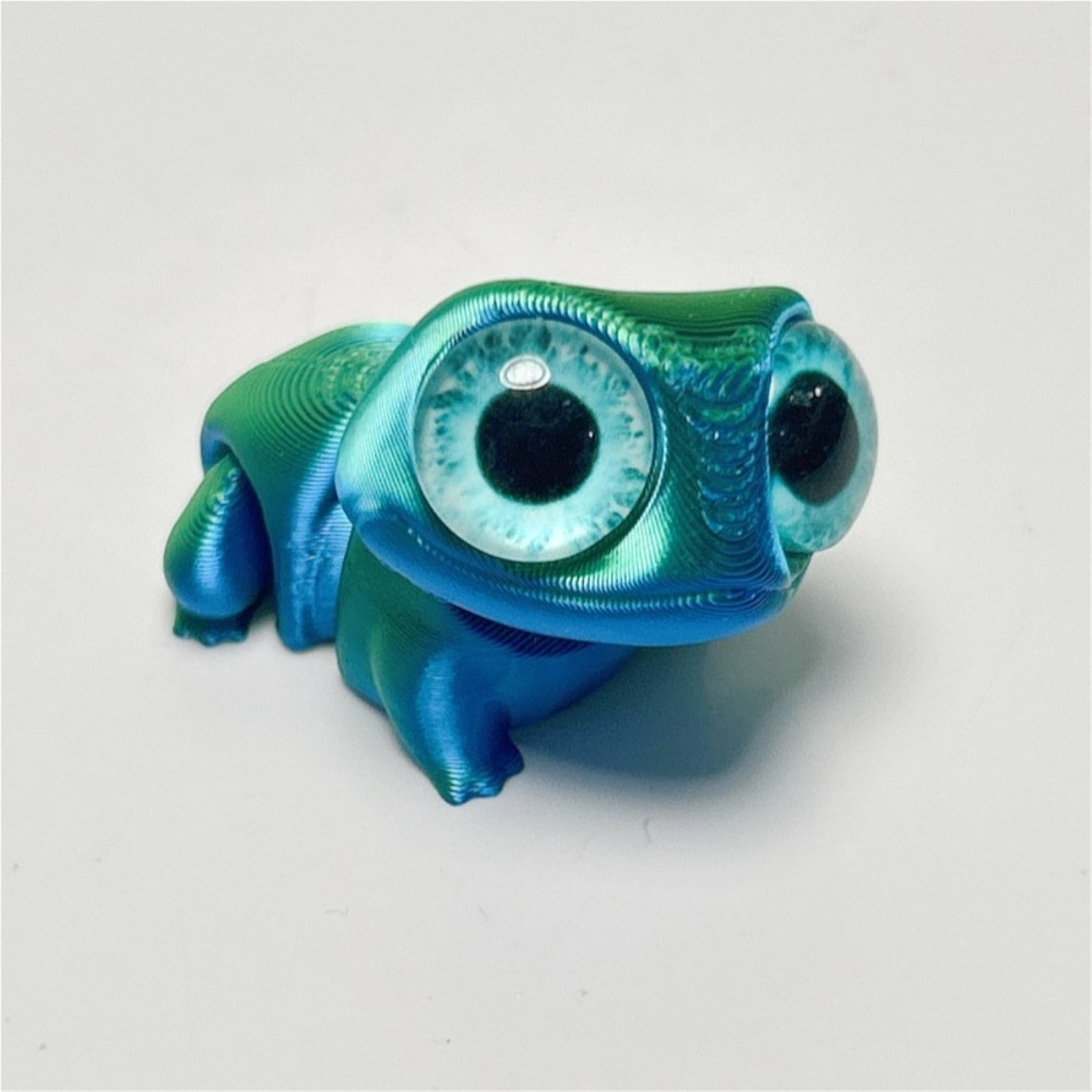 Cute Big Eyes 3D Printed Frogs Ornament Cartoon Handicraft 3D Printed ...