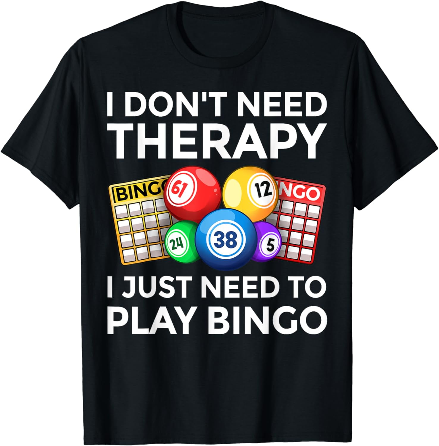 Cute Bingo Design For Men Women Casino Gambling Bingo Lovers T-Shirt ...