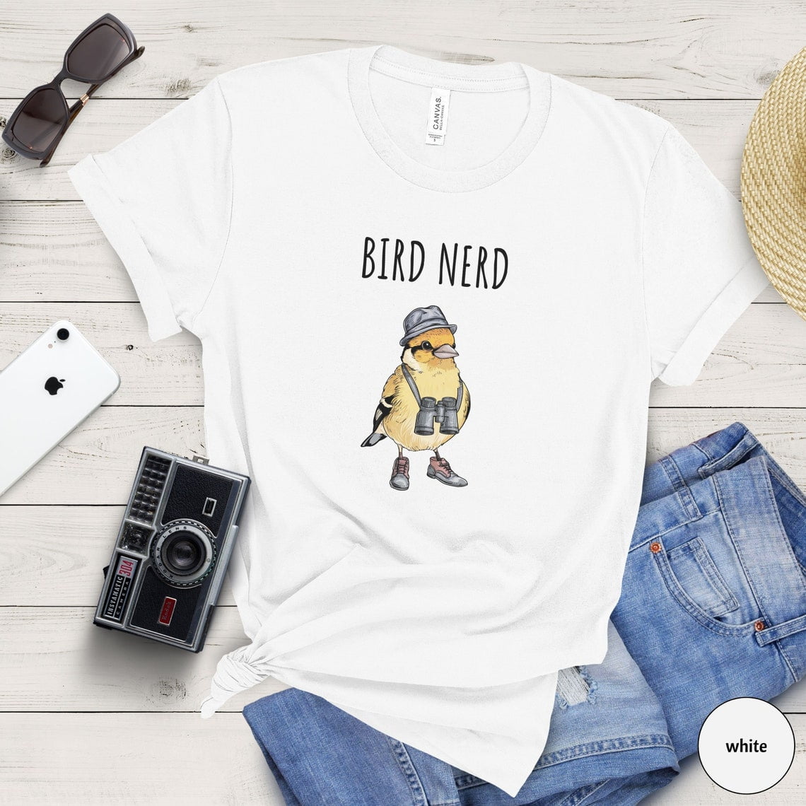 Cute Bird Nerd Shirt, Bird Lover Shirt, Funny Bird Watcher Shirt ...