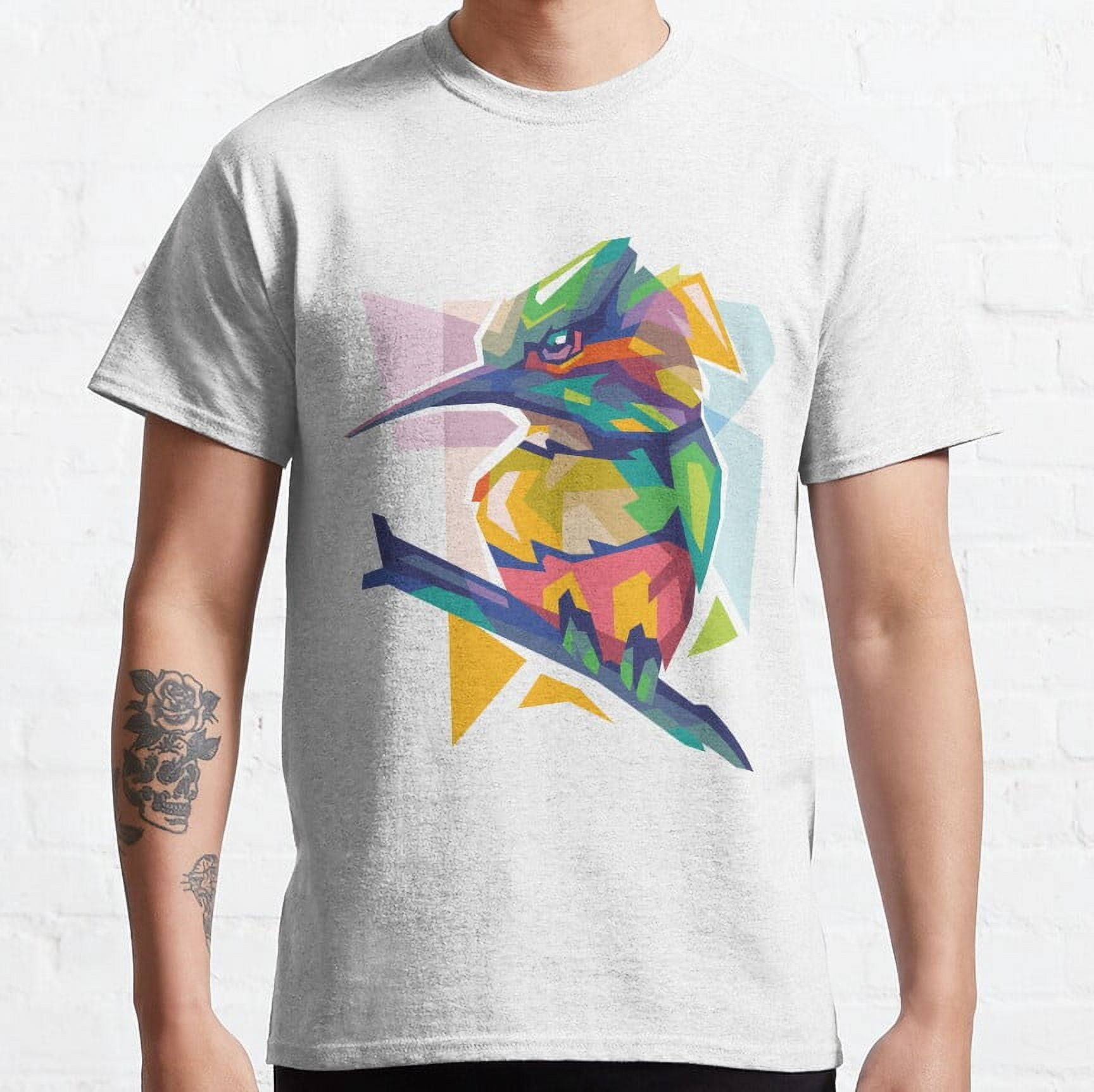 Cute Bird Popart Classic T-Shirt - Walmart.com