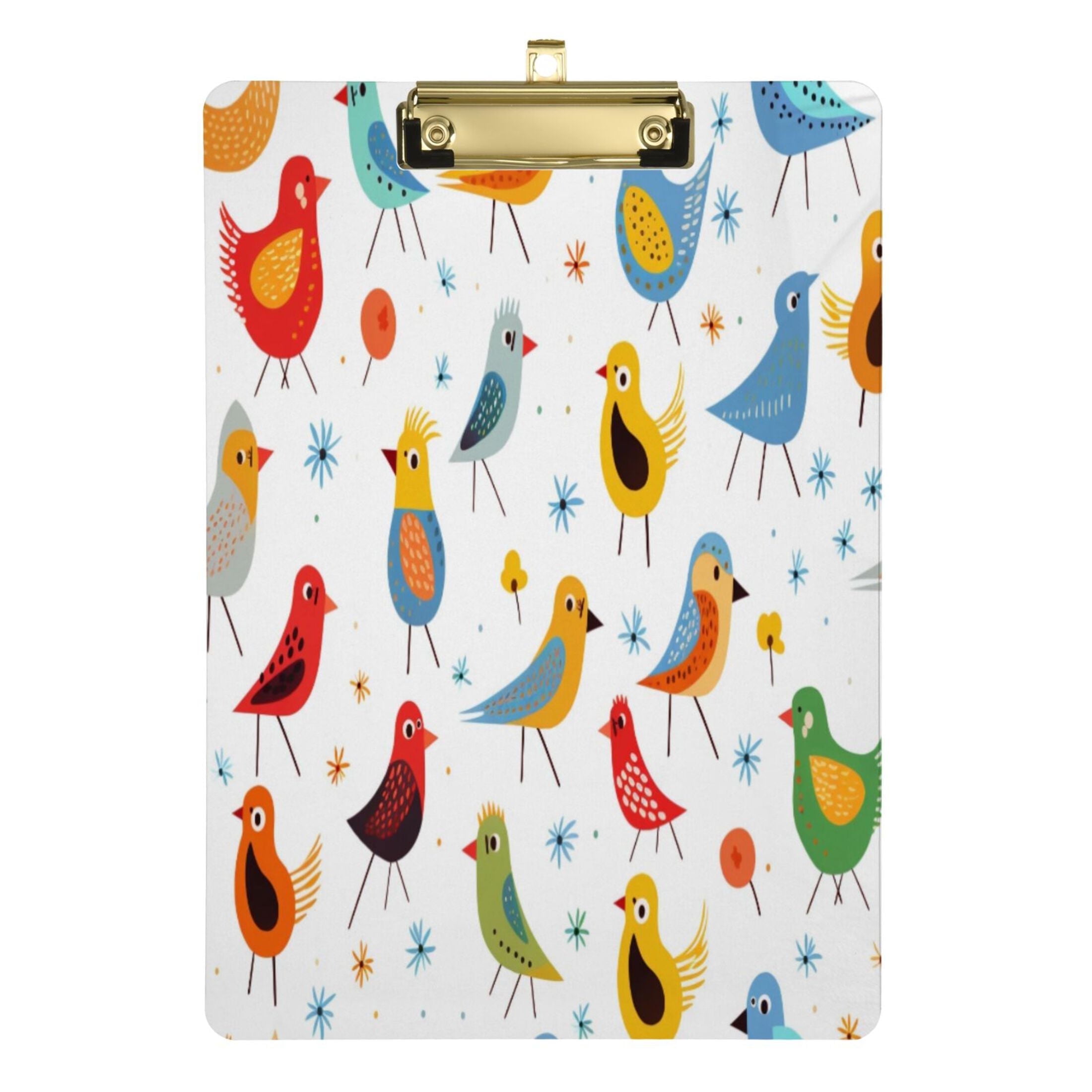 Cute Birds Acrylic Clipboards A4 Standard Letter Size Clipboard 12.5" X ...