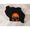 Cute Black Cat Halloween T-Shirt, Womens Halloween Shirt, Halloween ...