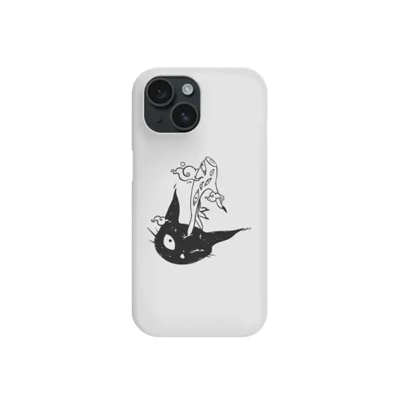 Cute Black Cat Head And Witch Hand Phone Case for iPhone 16 15 14 13 12 ...