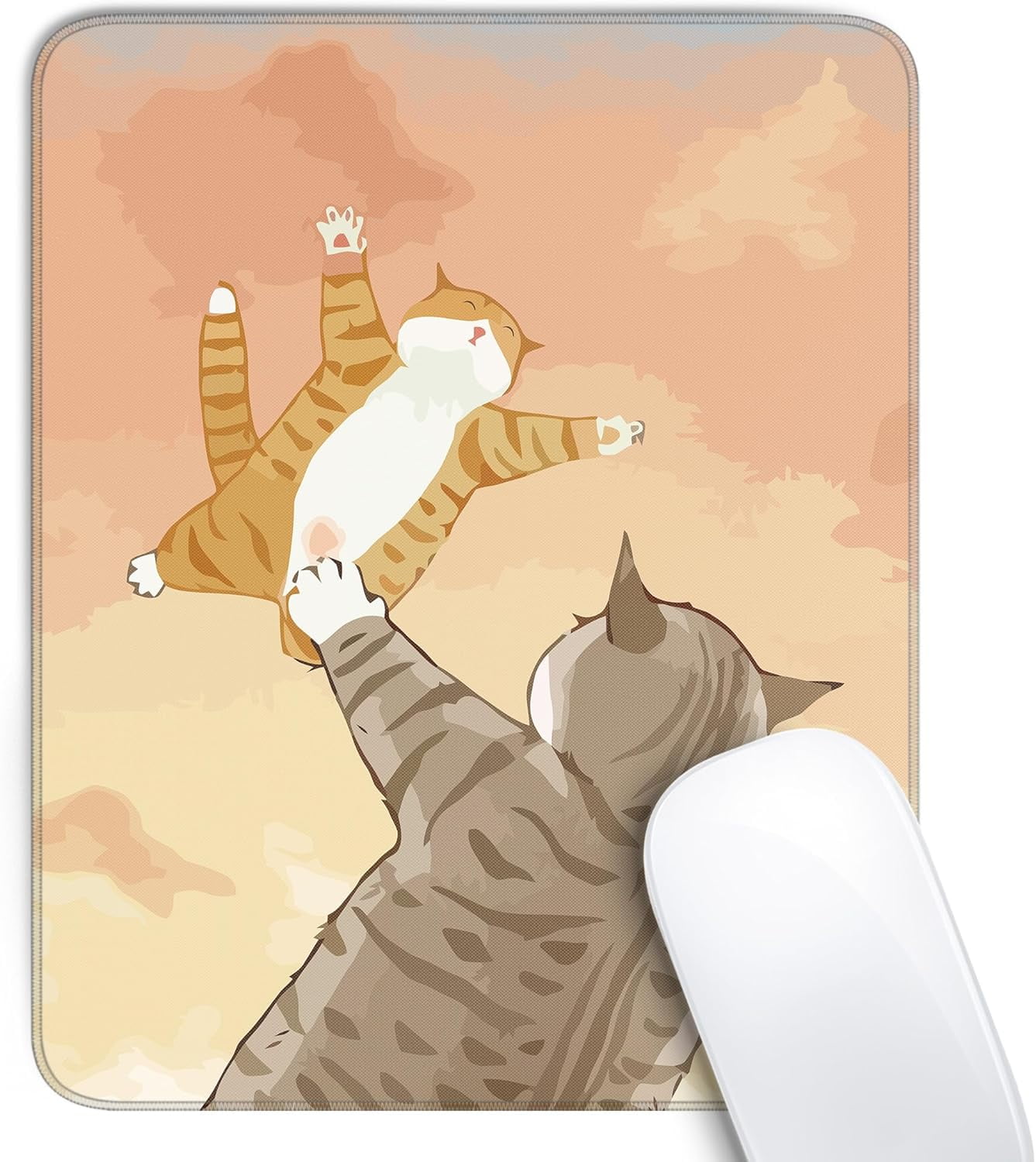 Cute Black Cat Mouse Pad,Kawaii Anime Cat Mouse Pads for Wireless Mouse ...