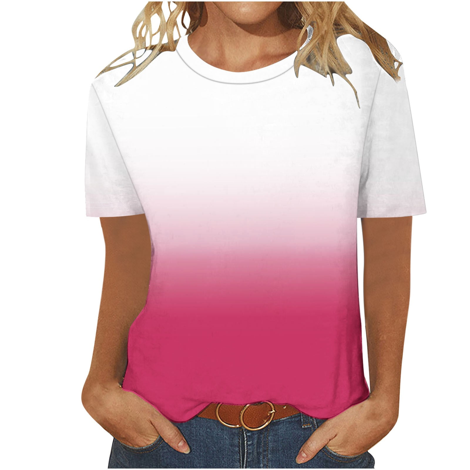 Cute Black Crop Tops for Women Work Out Shirts Gym Loose Graphic Women ...
