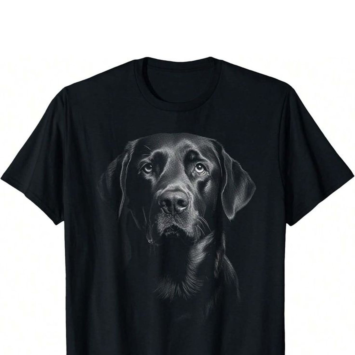 Cute Black L1abrador Retriever Puppy Dog Face Lab M1en WoM1en T-S1Hirt ...