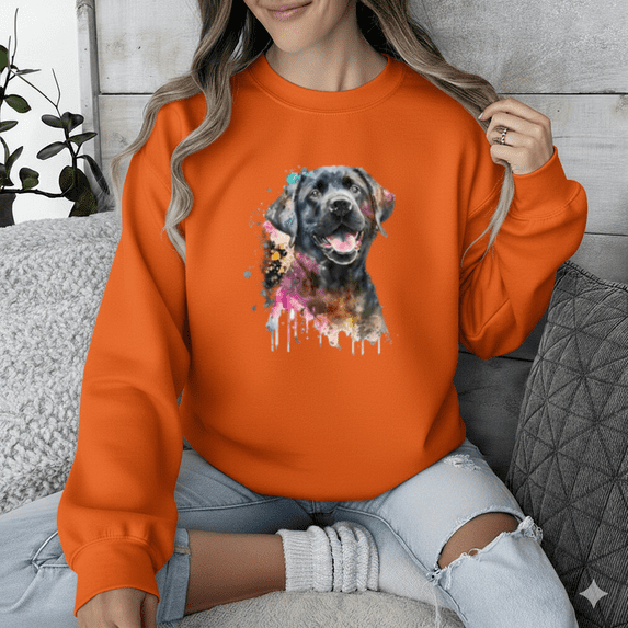 Cute Black Lab Puppy Graphic For Dedicated Dog Mom Pet Lovers ...