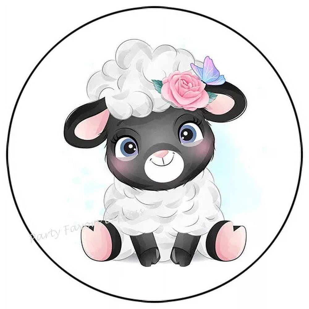 Cute Black Sheep Sticker Party Favors Sticker Envelope Seals Labels ...