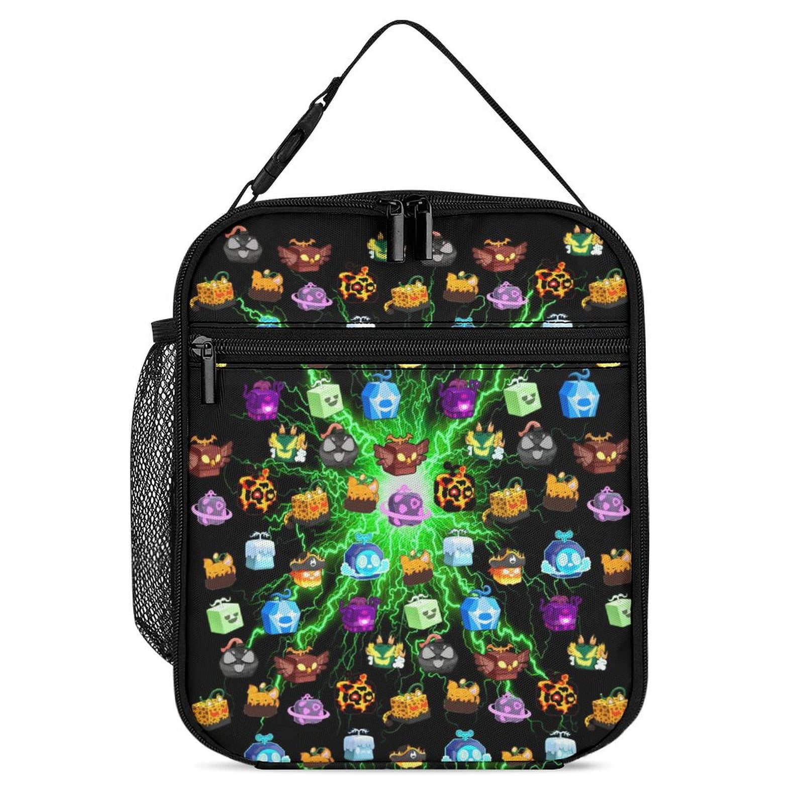 Cute Blox Fruits Lunch Bag Games Lunch Box Tote Bags Portable Meal ...