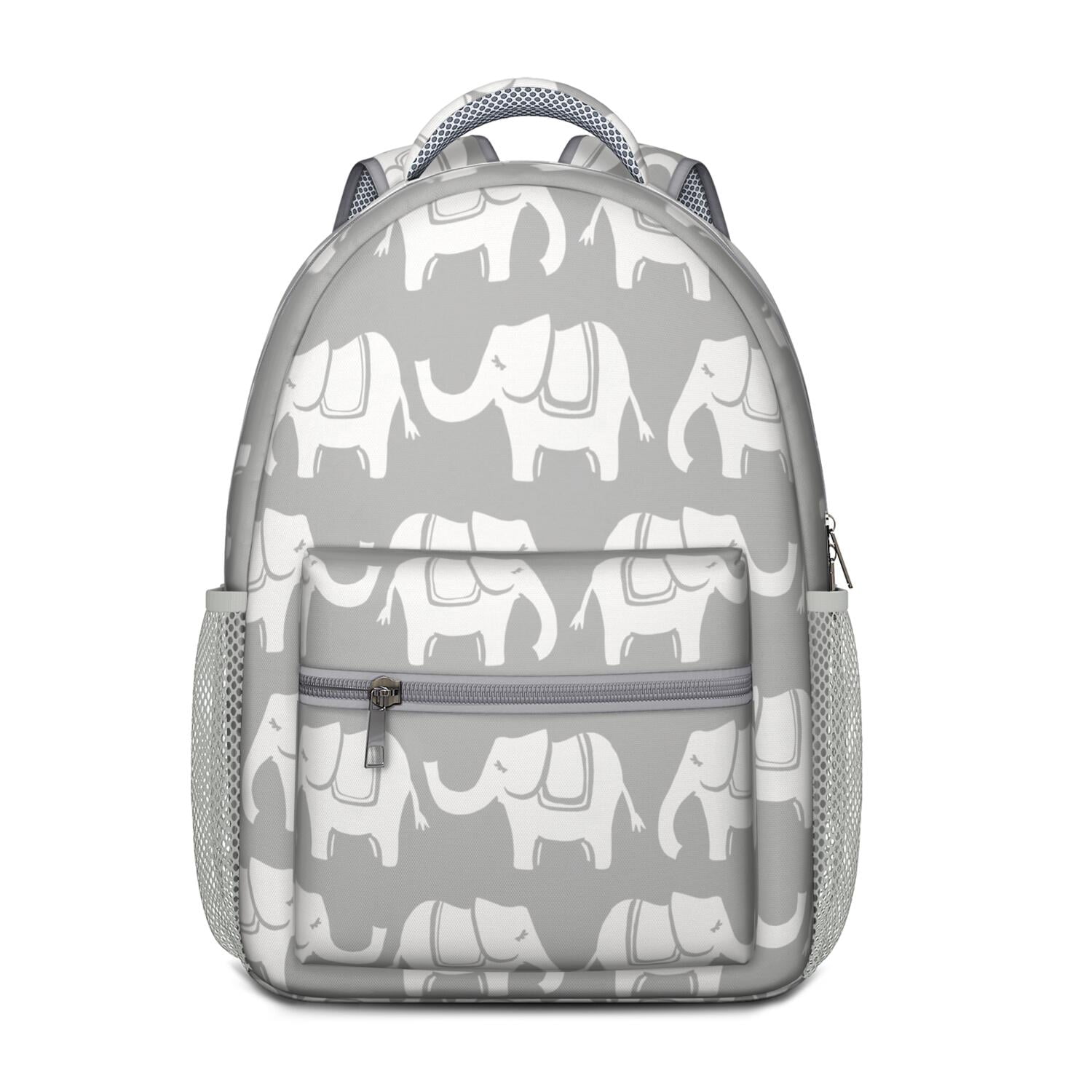 Cute Bohemian Flower Print Waterproof Bookbag - Durable Student ...