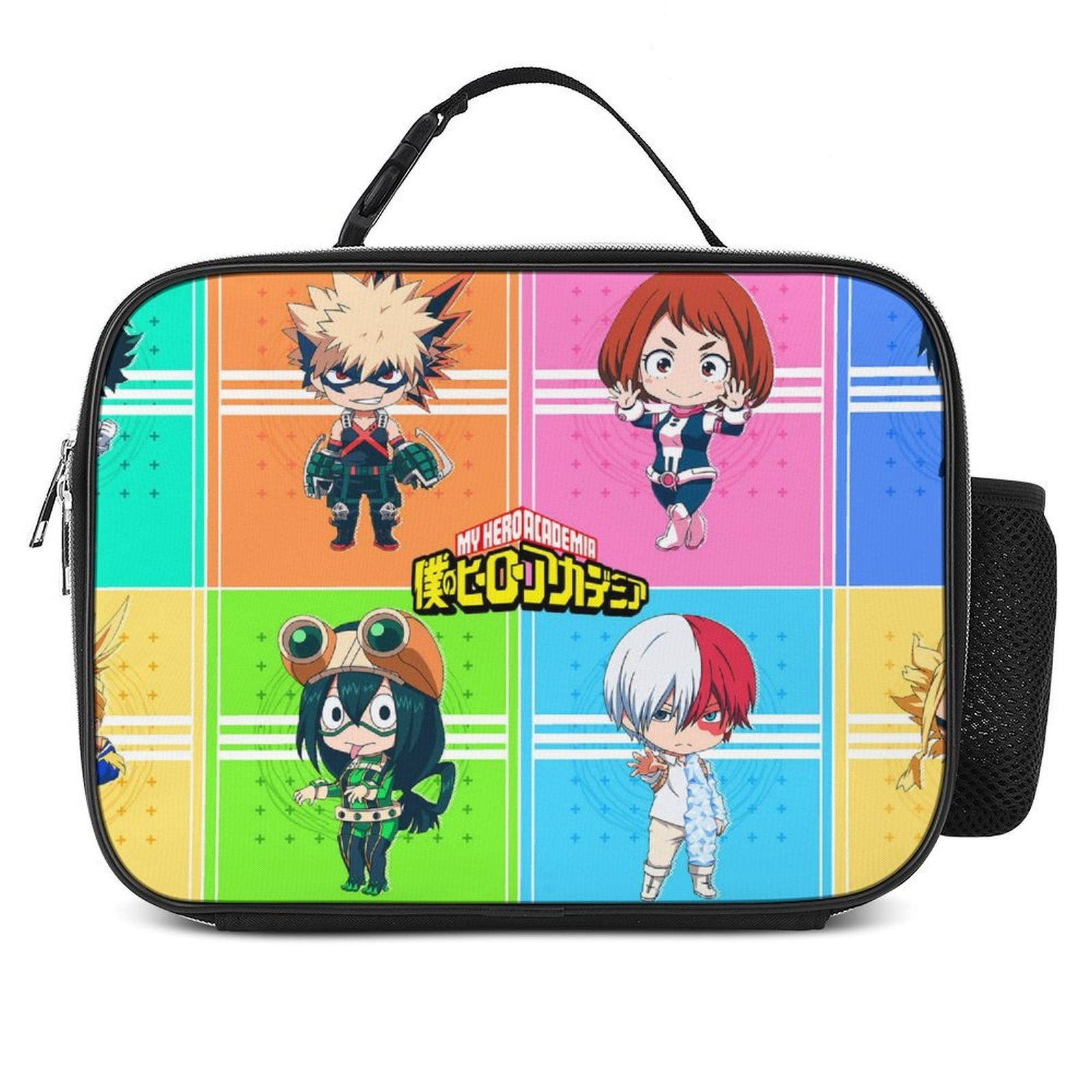 Cute Boku My Hero Academia Portable Insulated Lunch Bag Lunch Box Bento ...