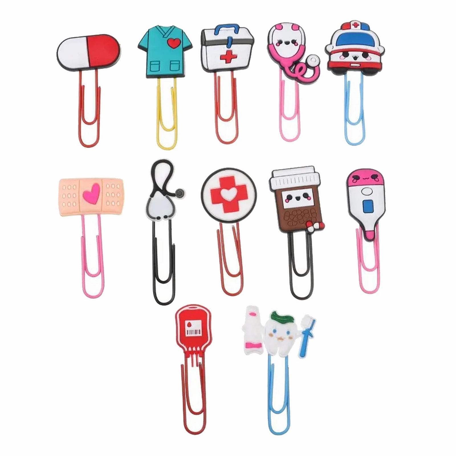 Cute Bookmark Bookmarks With Colorful Paperclip For Pagination Organize ...