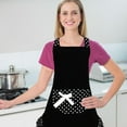 Cute Bow Apron Kitchen Cooking Baking Bib Adjustable Neck Strap for ...