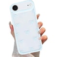 Cute Bow Pattern Phone Case for iPhone Air 6.5", Clear Aesthetic Ribbon ...