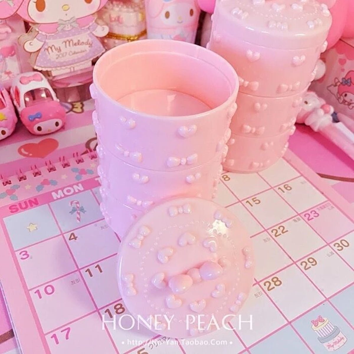 Cute Bow Storage Box for Women, Candy Color, Kawaii Pink, Women's ...