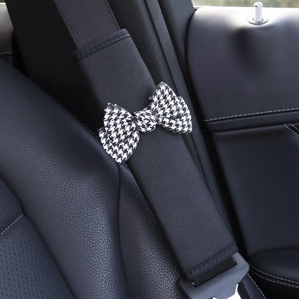 Cute Bow Tie Seat Belt Shoulder Cover for Car Decoration - Walmart.com
