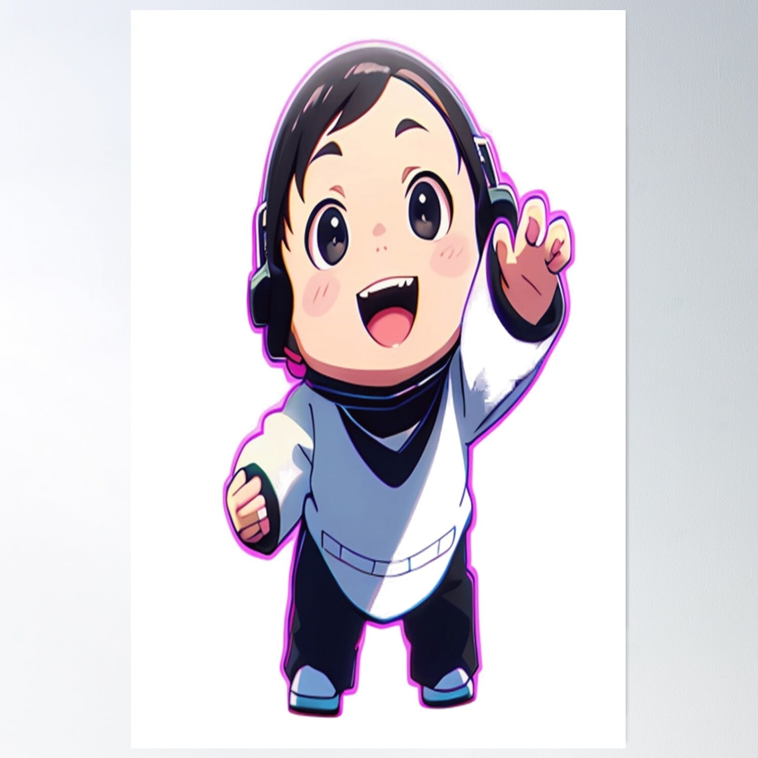 Cute Boy Poster Wall Art, Modern Wall Decor, 16x24 UNFRAMED - Walmart.com