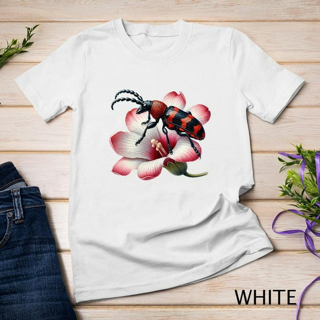 Cute Bug in a Fantasy Flower Adorable Insect on a Beautiful Bloom ...