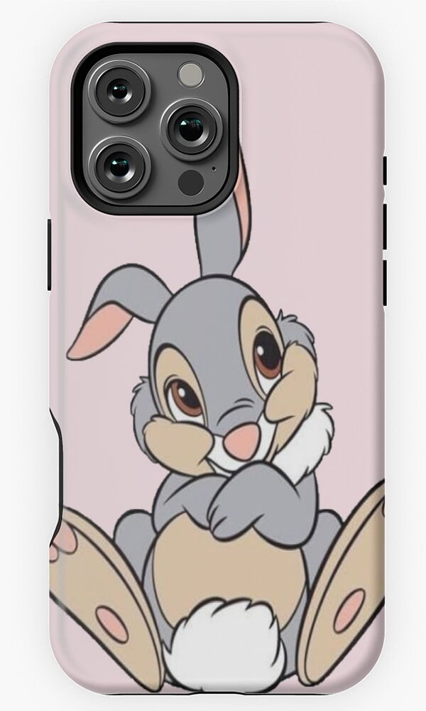 Cute Bunny Cartoon Phone Case for iPhone 16 15 14 13 12 11 Pro Max ...