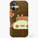 Cute Bunny Driving Car Cartoon Art iPhone Case 17 through 11 Pro Max ...