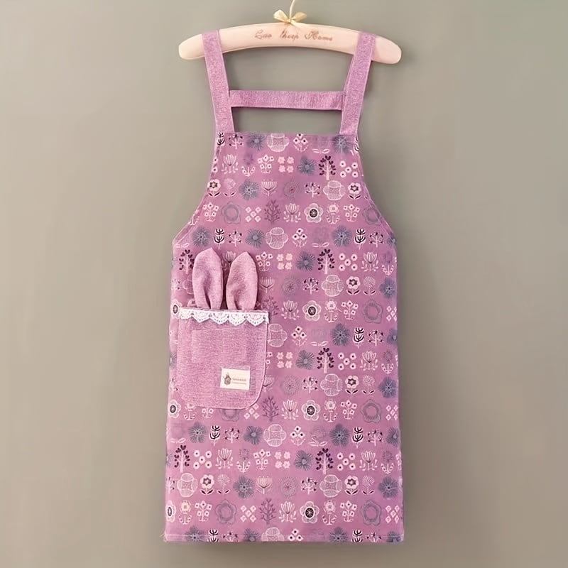 Cute Bunny Ears Easter Apron Set - Fun Kitchen Accessory for Kids and ...
