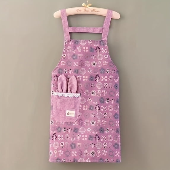 Cute Bunny Ears Easter Apron Set - Fun Kitchen Accessory for Kids and ...