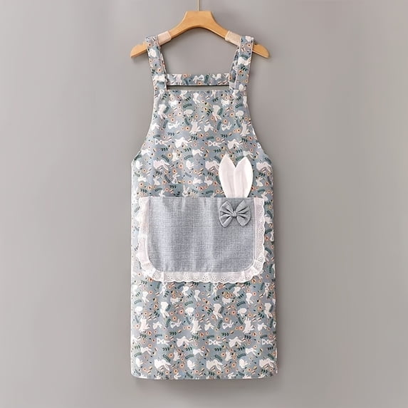 Cute Bunny Ears Easter Apron Set - Fun Kitchen Accessory for Kids and ...