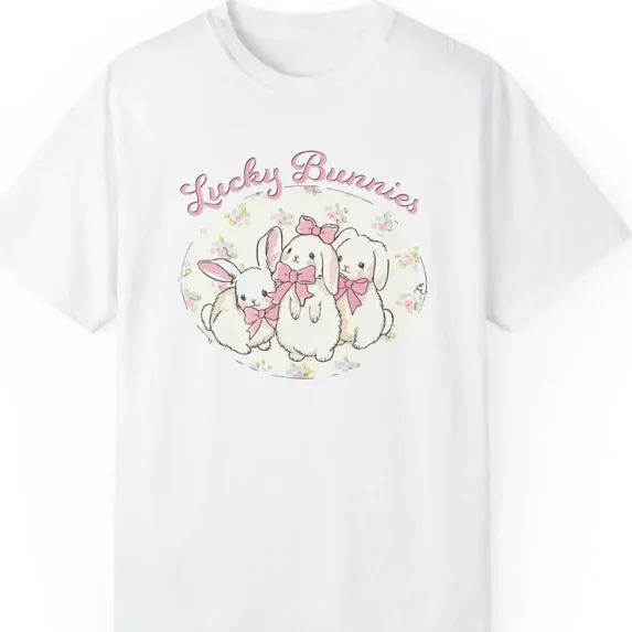 Cute Bunny Graphic Easter Bunny Coquette Aesthetic T-S1Hirt, Graphic S ...