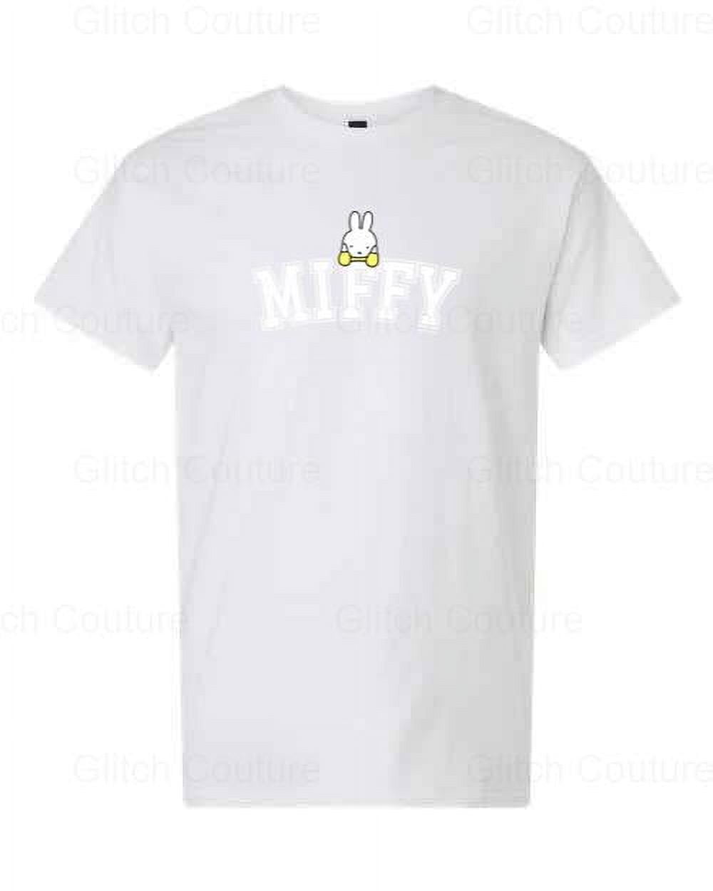Cute Bunny Inspired Miffy Character Rabbit Lover Merch Graphic T-Shirt ...