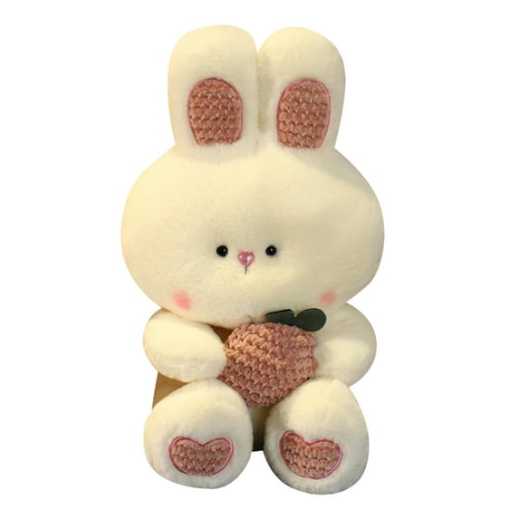 Cute Bunny Plush Toy, Soft Stuffed Rabbit Doll With Heart - Shaped ...
