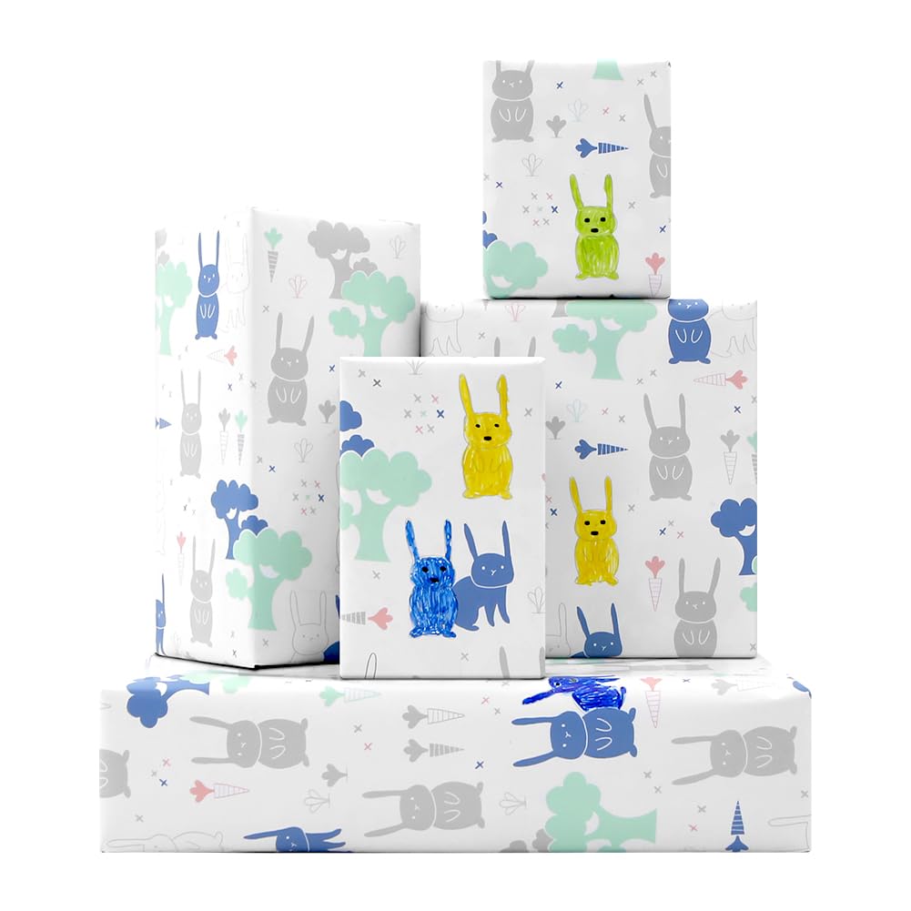 Cute Bunny Rabbit With MMF7 Long Ears And Carrots Coloring Gift ...