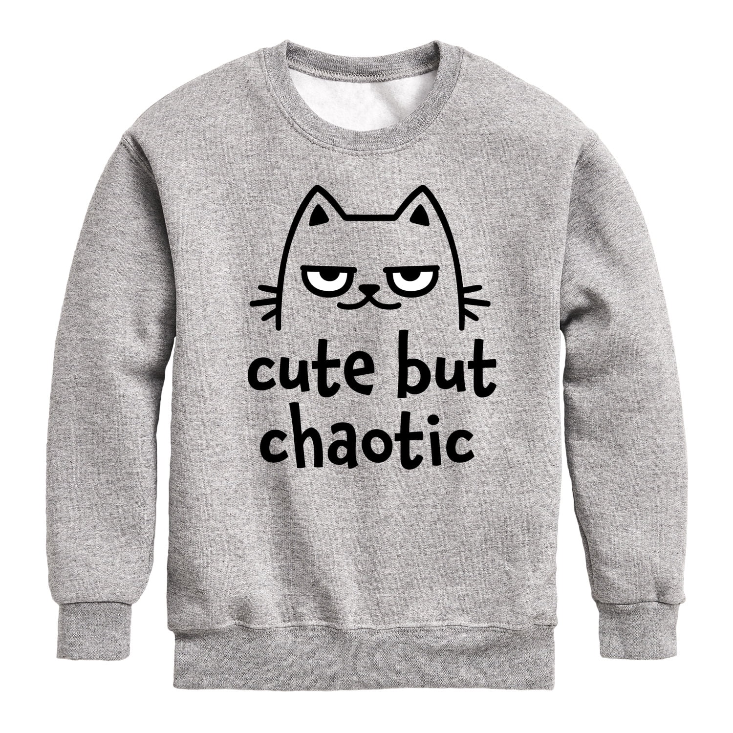 Cute But Chaotic - Toddler And Youth Crewneck Fleece Sweatshirt ...