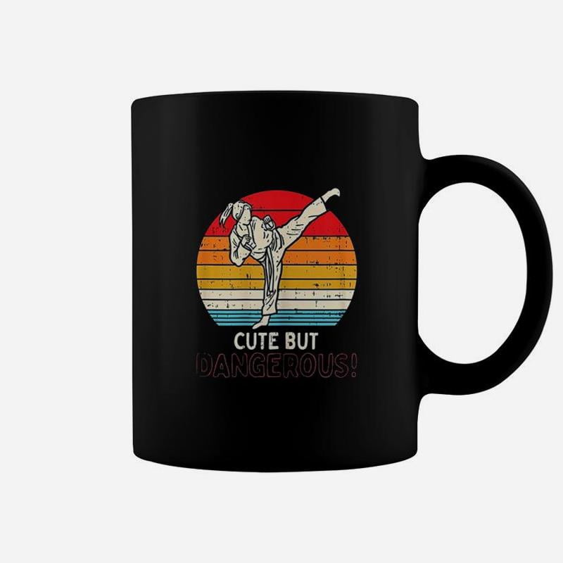 Cute But Dangerous Girl Ponytail Kick Karate Taekwondo Gift - Walmart.com