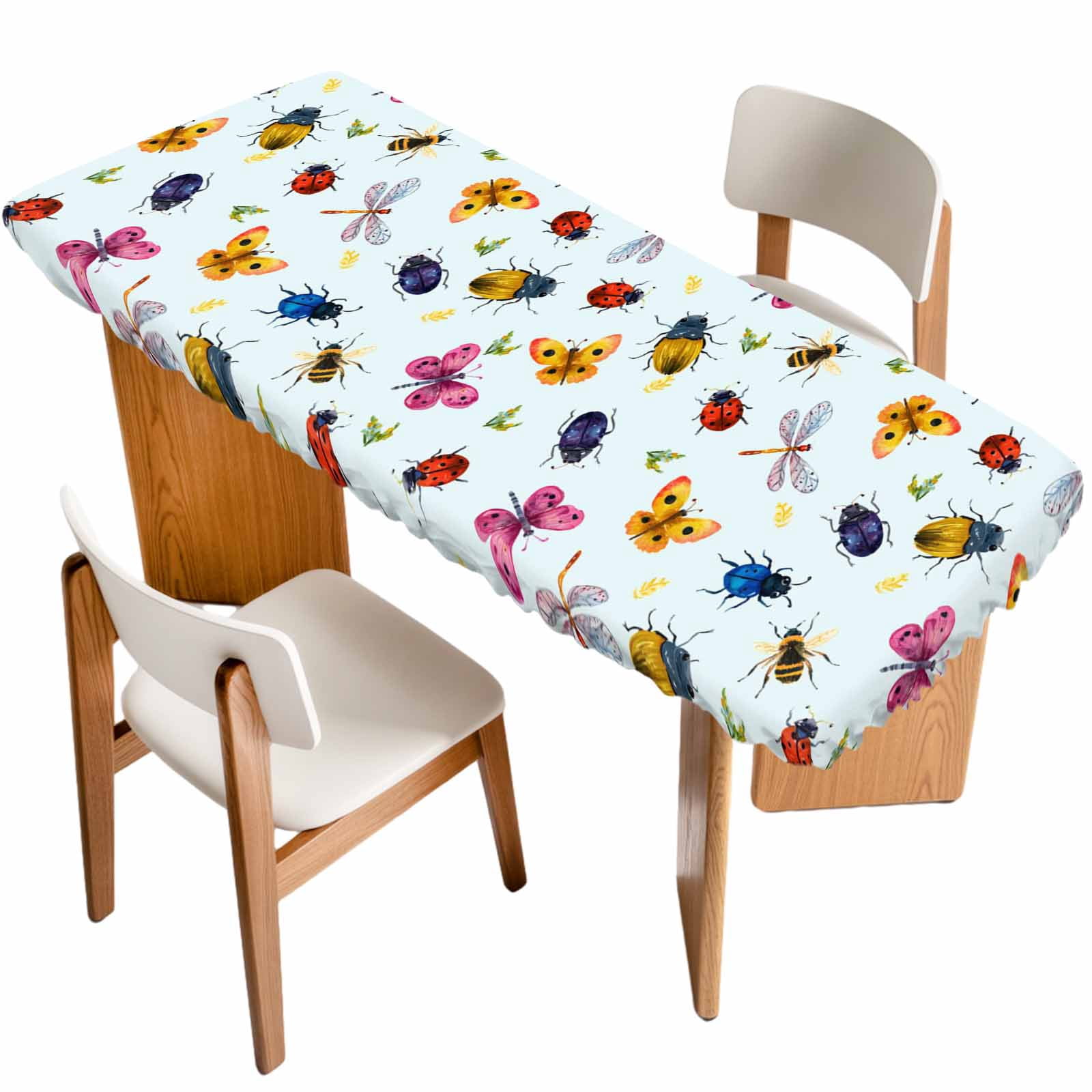 Cute Butterfly Dragonfly Table Cloths for 8 Foot Rectangle Tables ...