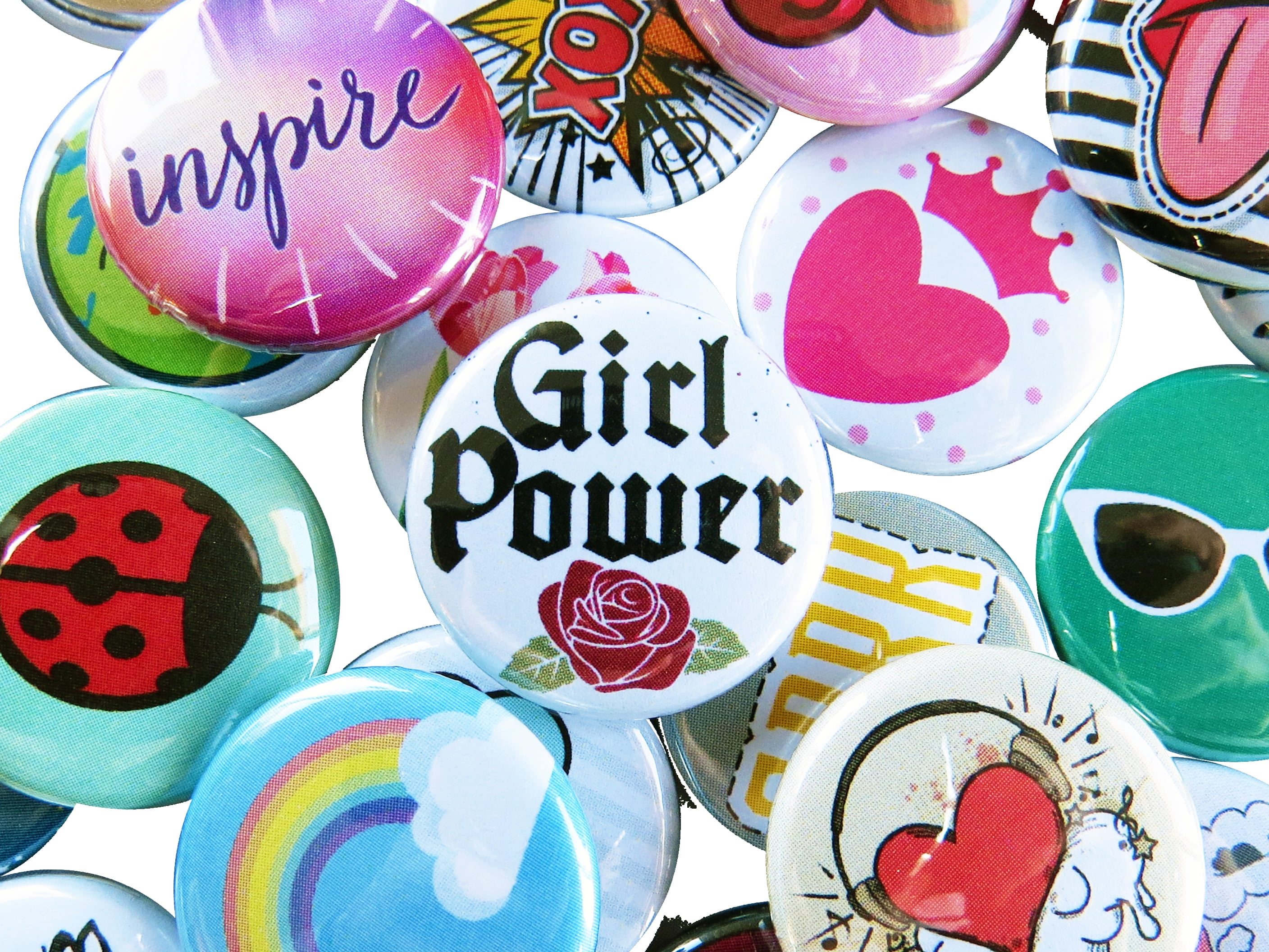 Cute Buttons Pins Set Gifts for Girls Teens Tweens - 1 Inch Pinback ...