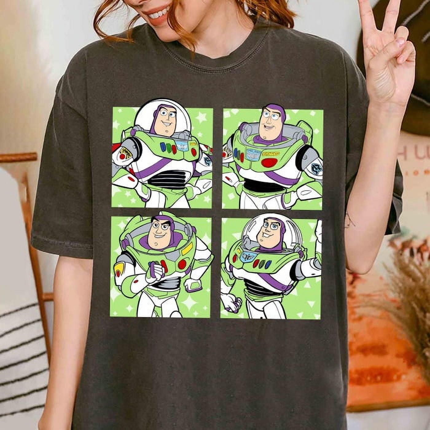 Cute Buzz Lightyear Portrait Shirt, Disney Toy Story Retro T-Shirt ...