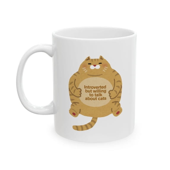 Cute C1Aeramic Mug, C1At Lover Gift, Coffee Mug, Animal Mug, Tea Cup ...