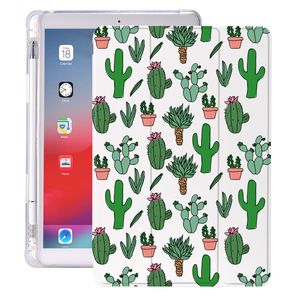 Cute Cactus Cartoon Case for iPad Pro 11 2021 8th Generation 2020 Air 4 ...