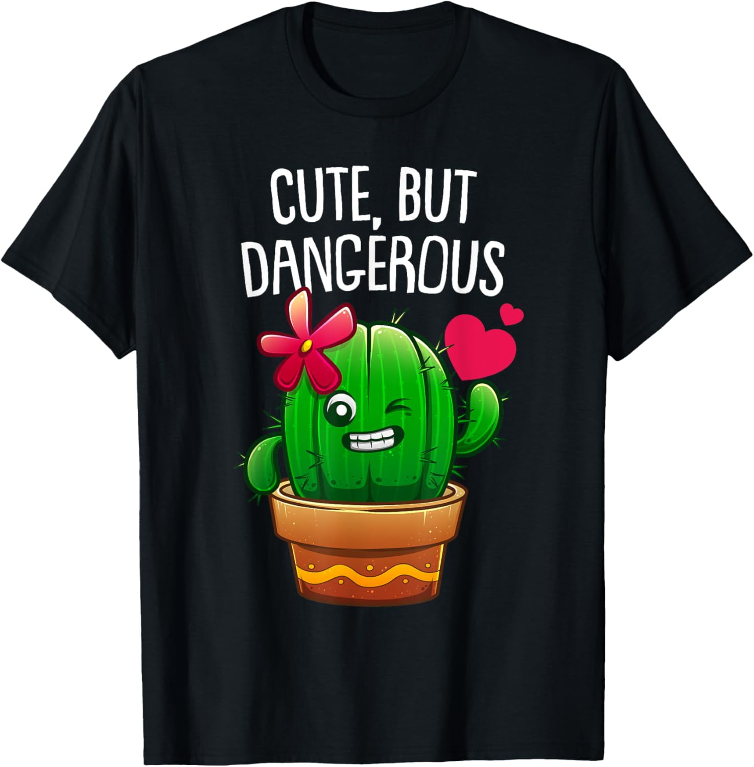 Cute Cactus Gift For Women Girls Plant Lovers Funny Cacti T-Shirt - Walmart.com