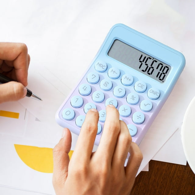 Cute Calculator, Basic Four Function Calculator for Teachers Students ...