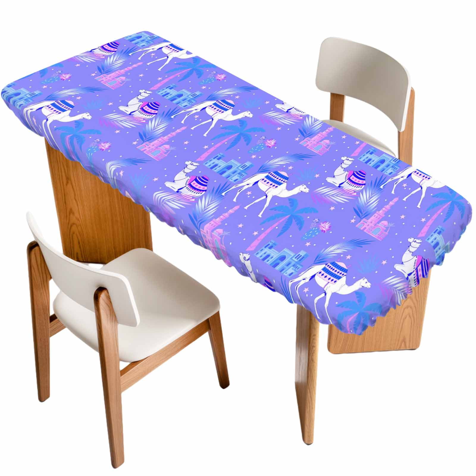 Cute Camels Table Cloths for 8 Foot Rectangle Tables, Desert Animals ...