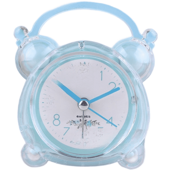 Cute Candy Color Silent Alarm Clock for Students Bedroom Night Light ...