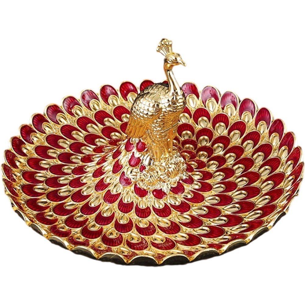 Cute Candy Plate Metal Snack Plate Fruit Serving Tray for Home Parties ...