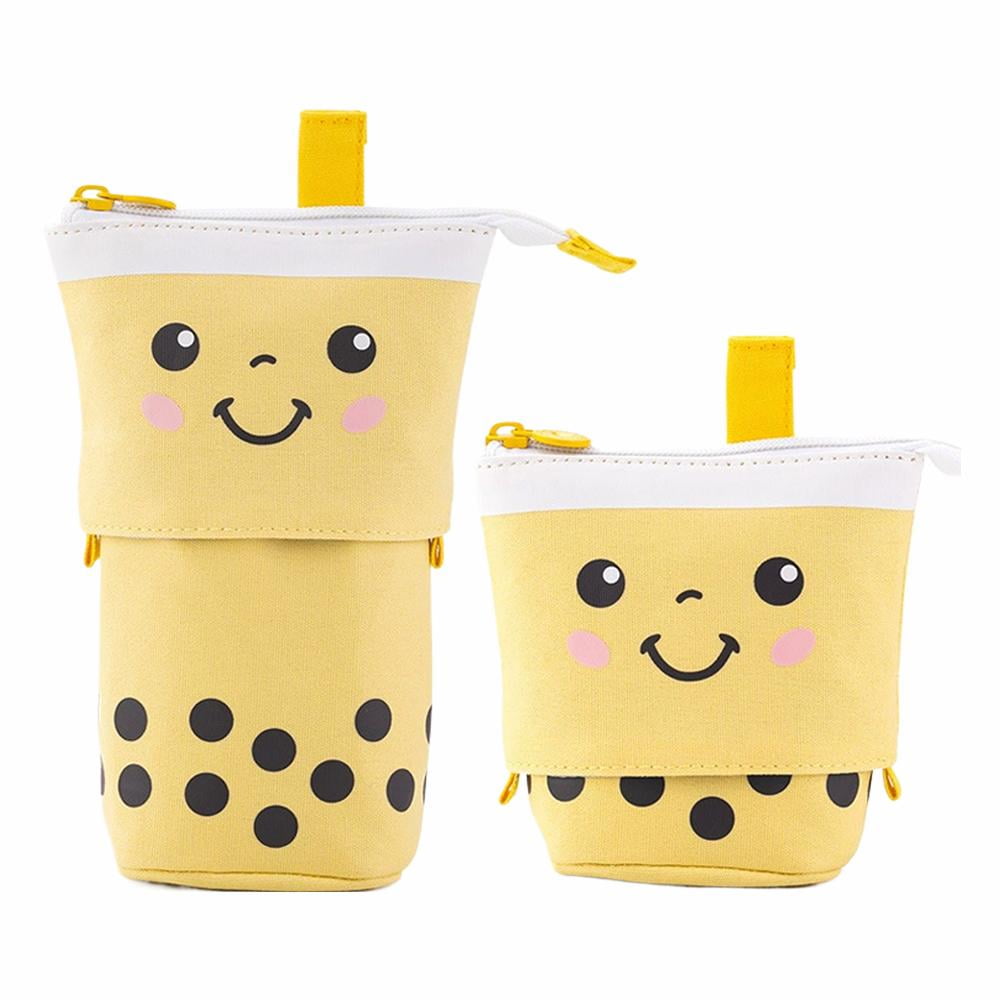 Cute Canvas Retractable Pencil Case Telescopic Holder Stationery Case ...