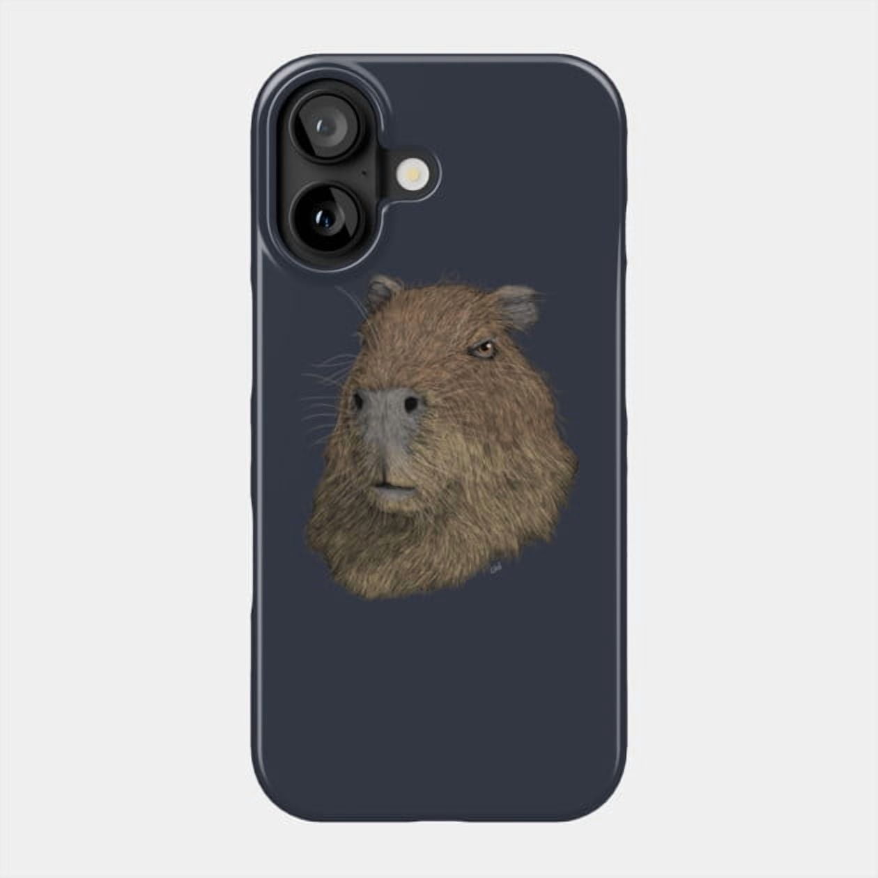 Cute Capybara Chilling in Water Phone Case for Apple iPhone 11-17 ...