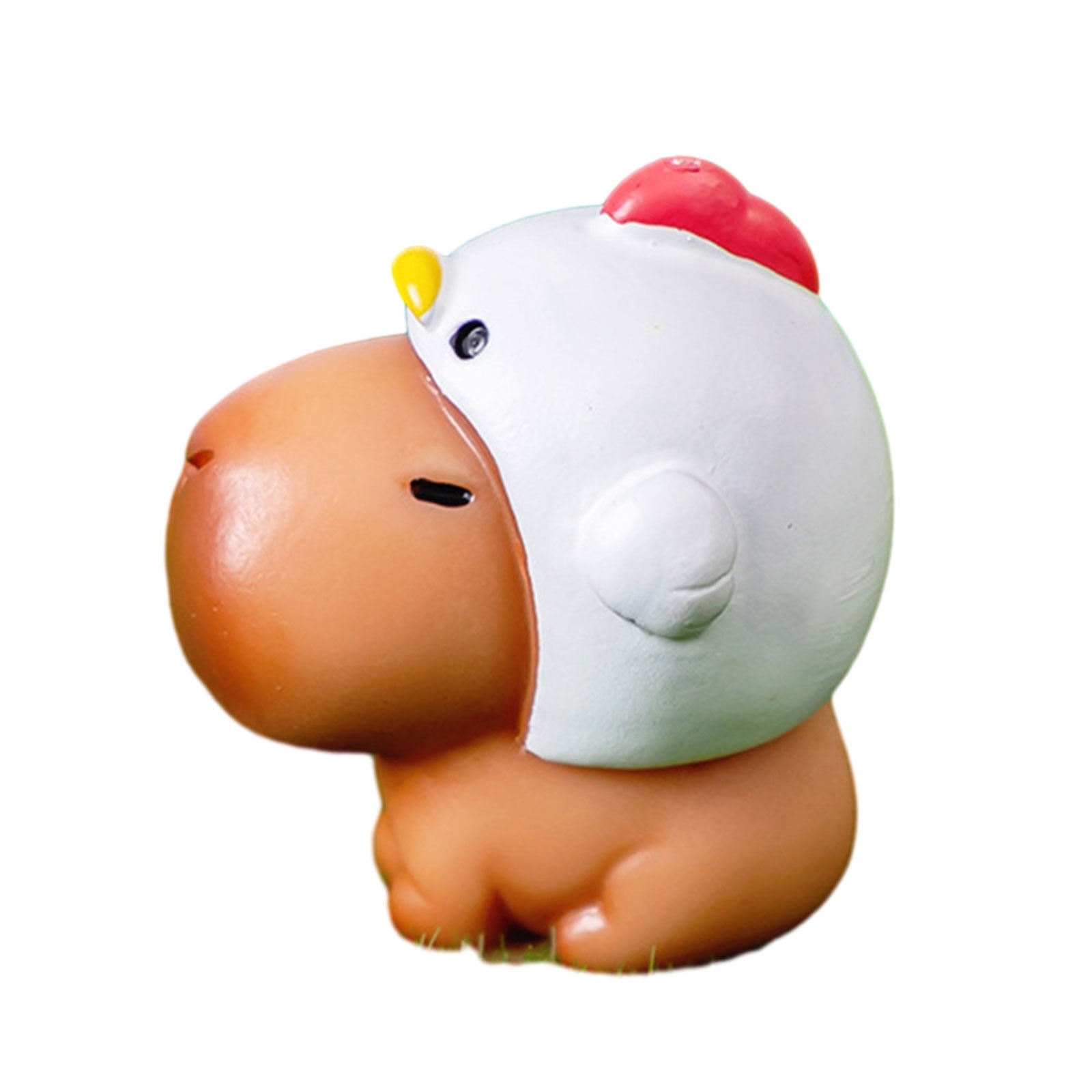 Cute Capybara Figurine Simulation Model Duck Action Figures Desktop ...