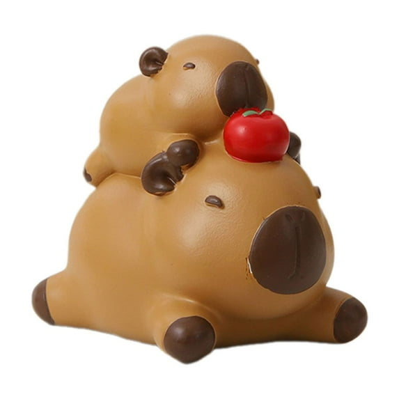 Cute Capybara Miniature Figurine Decors for Office Desk Study Table ...
