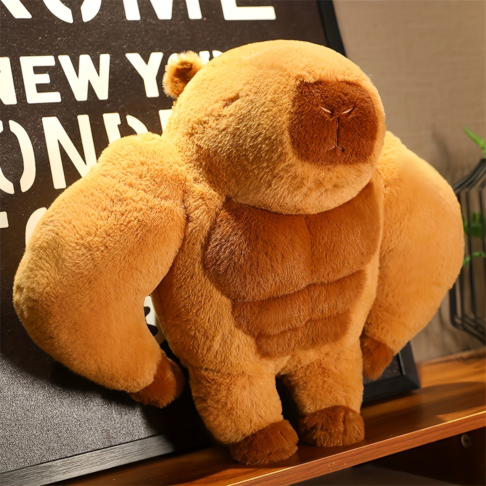 [Cute Capybara Plush] Soft Cuddly Capybara Plush Pillow - Kawaii Plush ...